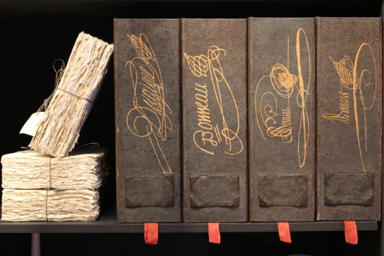 Set of 4 File Boxes "Signatures" | MERCI LOUIS