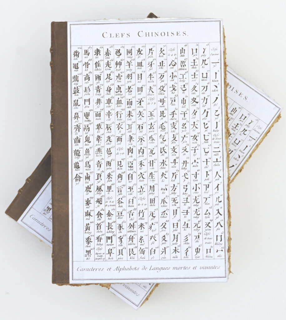 “Chinese alphabet” book of secrets – Small model – MERCI LOUIS